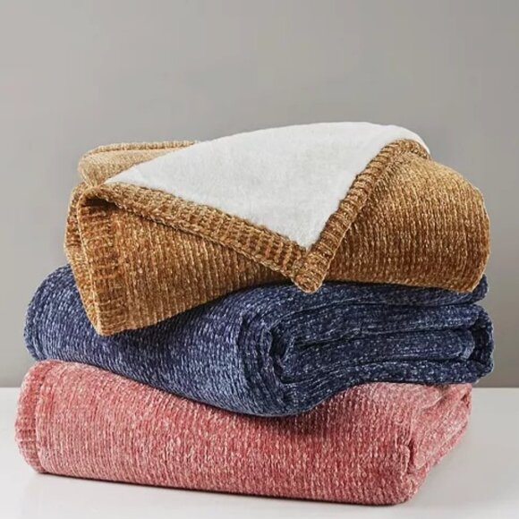 Charter Club | Bedding | Charter Club Chenille Cozy Reversible Throw ...